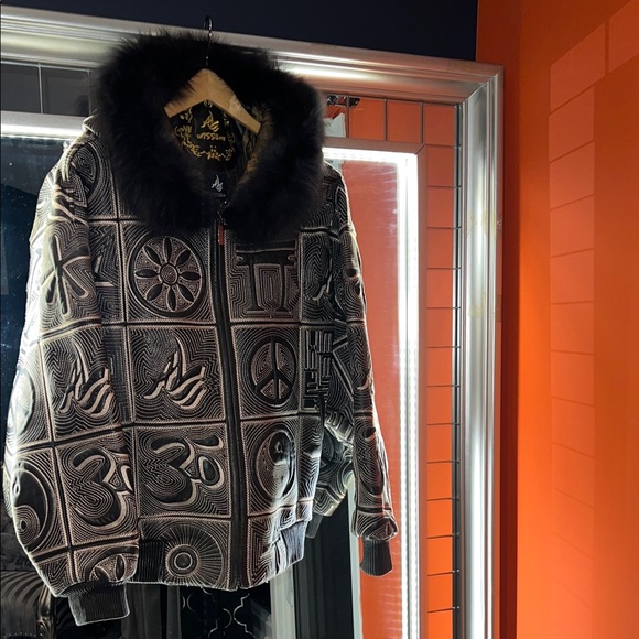 Jackets & Coats | Rare Al Wissam Peace Power Designer Art Edition ...
